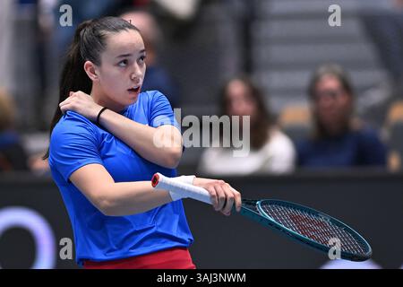 Tereza Valentova of Czech Republic during day 3 of Roland-Garros 2025 ...