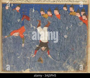 This manuscript from the Jami al-Tawarikh, created between 1420 and ...
