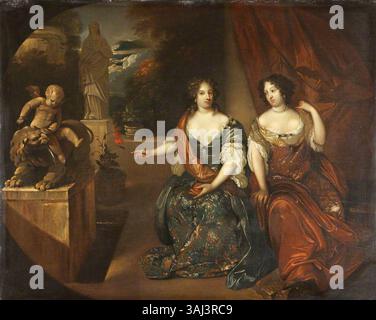 This portrait, created between 1670 and 1699 after Franz Cleyn, depicts ...