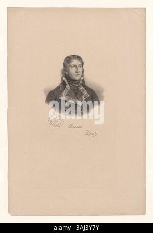 This print features a portrait of General Desaix, created by Adrien ...