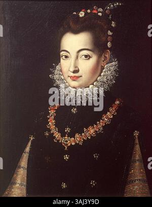 Scipione Pulzone - Clelia Farnese - Uffizi Stock Photo - Alamy