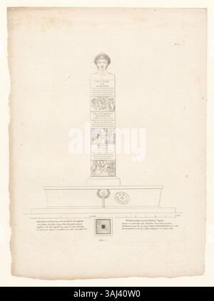 Intaglio print of General Louis Desaix, focusing on his contributions ...