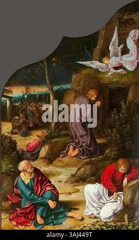 Joos van Cleve’s Saint Reinhold Altar (circa 1485-1541) portrays scenes of Christ’s life and ...