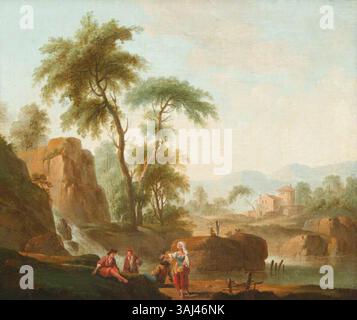 Claude Joseph Vernet's Italian landscape painting captures the natural ...