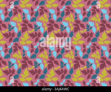 Colorful Foliage Background for Seasonal Designs Stock Vector Image ...