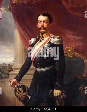 This portrait depicts Viktor I, Duke of Ratibor and Prince of Corvey, a ...