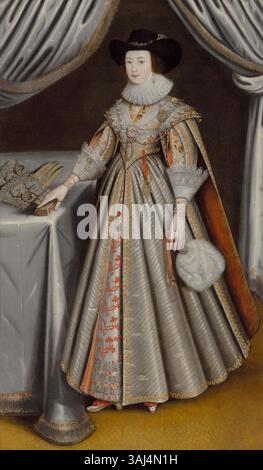 John Souch portrait of Lady Anne Lawley Stock Photo - Alamy