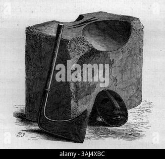 The Executioner's Block and Axe - Tower of London Stock Photo - Alamy