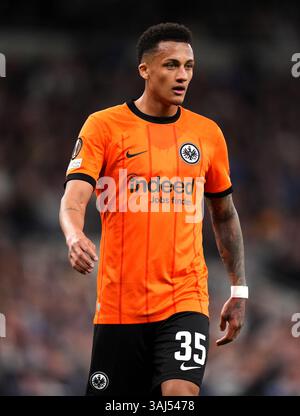 Eintracht Frankfurt's Tuta during the UEFA Europa League quarter-final ...