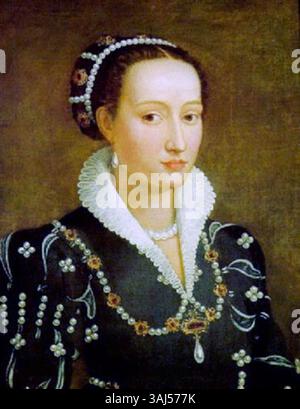 Alessandro Allori (workshop) - Bianca Cappello (c.1578 Galleria Palatina Stock Photo - Alamy