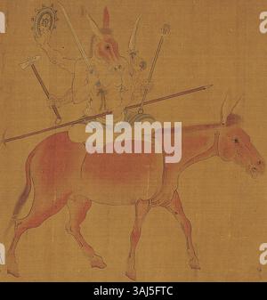 This detail of the painting 'The Five Planets and Twenty-Eight ...