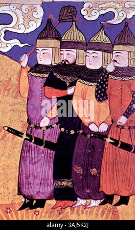 This 1476-77 painting from the 'Khavar Nama' by Ibn Husam al-Din ...