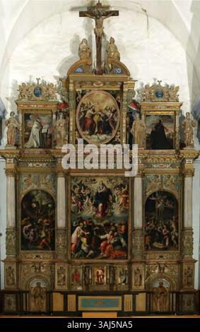 Rolan de Moys and Pablo Schepers - Altar of the monastery of Our Lady ...
