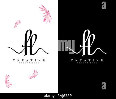 LF logo. L F design. White LF letter. LF/L F letter logo design ...