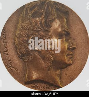 A portrait of Jöns Jacob Berzelius created by Carl Enas Sjöstrand ...