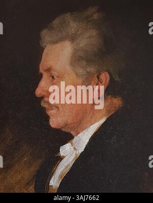 This portrait of Gustaf Retzius, painted by Jean Haagen, shows the ...