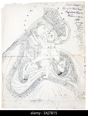 This votive image by Karl Joseph Ruff depicts the Amberger ...