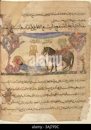 The 13th-century Kitab al-diryaq, Vienna AF 10 (5), features intricate ...