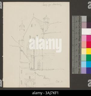 This image by Johann Rudolf Rahn depicts the pressed leather cover of ...