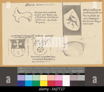 This 1897 illustration by Johann Rudolf Rahn depicts a section of the ...