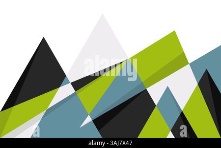 Mountain Abstract Wall Art Landscape Geometric Design Vector Stock ...