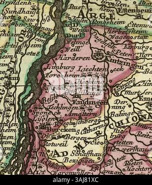 This 1740 map of the Holy Roman Empire by Homann offers a detailed ...