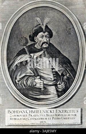 This 1885 portrait of Bohdan Khmelnytsky, painted by Jan Matejko ...