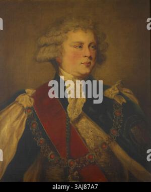 This portrait of George IV, painted by Sir William Hoppner between 1790 ...
