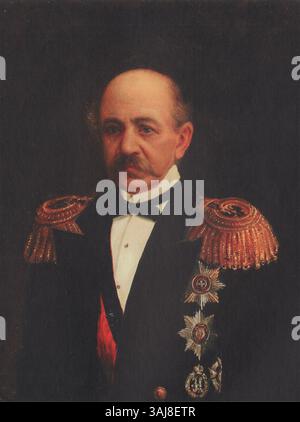 This portrait, painted by Georg von Bothmann in the 1850s, depicts ...