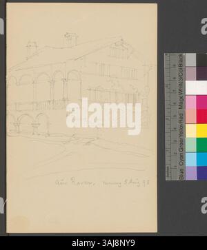 This 1898 illustration by Johann Rudolf Rahn shows the entire front of ...