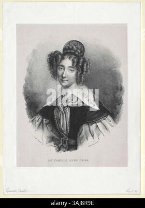 This lithograph, created in 1832 by Camilla Guiscardi Gandolfi ...