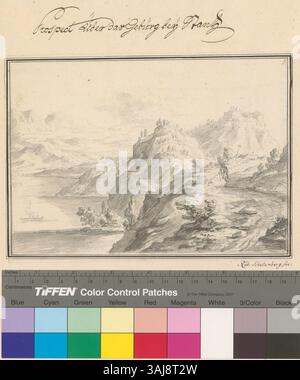 This 1760-1806 drawing by Johann Rudolph Schellenberg shows the region ...