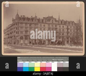 This 1888 photograph by Robert Breitinger shows the interior hall of ...