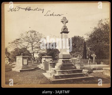 Lucknow, Indian Mutiny, 1857. memorial to William Case, 32nd Regiment ...