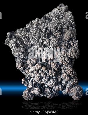 Romanechite, Gogebic Iron Range, Michigan Stock Photo - Alamy