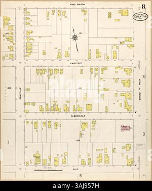 Sanborn Fire Insurance Map of Edenton, Chowan County, North Carolina ...