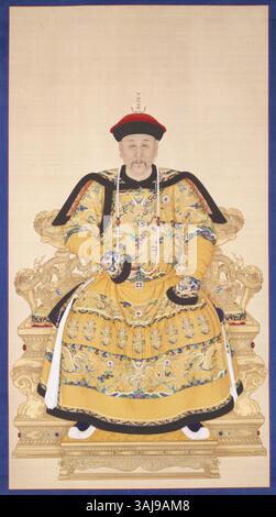 This ink and color painting of the Yongzheng Emperor, housed at The ...