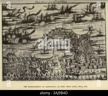 The Bombardment of Alexandria, an event during the Egyptian campaign of ...