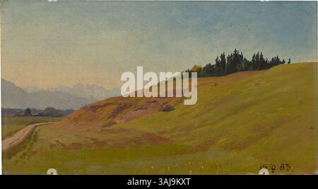 Viktor Paul Mohn - Voralpenlandschaft, 1885 Stock Photo - Alamy