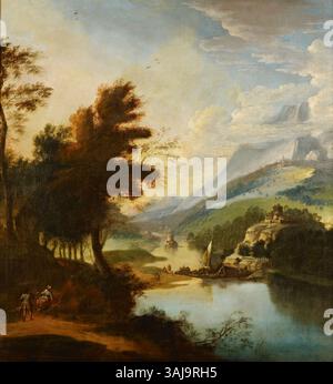 This painting by Adriaen Van Diest depicts the naval Battle of ...
