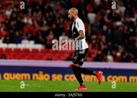 Angelo Neto seen during Liga Portugal game between teams of CF Estrela ...