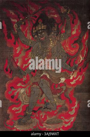 Vajrayakṣa (Five Great Wisdom Kings Stock Photo - Alamy