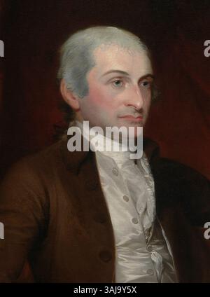 Gilbert Stuart's portrait of John Jay, an American statesman and ...