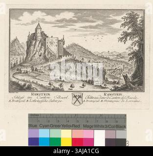 This 1755 etching by Emanuel Büchel depicts the Alt Schauenburger Baad ...