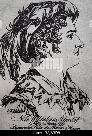 Nils Wilhelm Almlöf x Leonard Roos af Hjelmsäter Stock Photo - Alamy