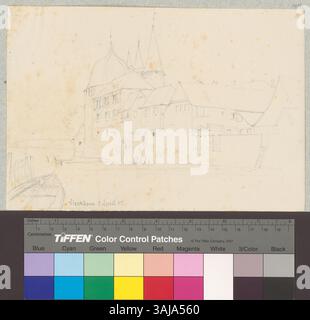 This 1862 illustration by Johann Rudolf Rahn depicts the village of ...