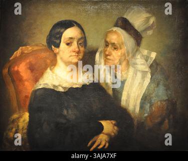 A portrait painted between 1843 and 1844, depicting Franciszka Pawowska ...