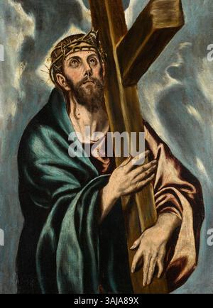 El Greco workshop - Christ Carrying the Cross Stock Photo - Alamy