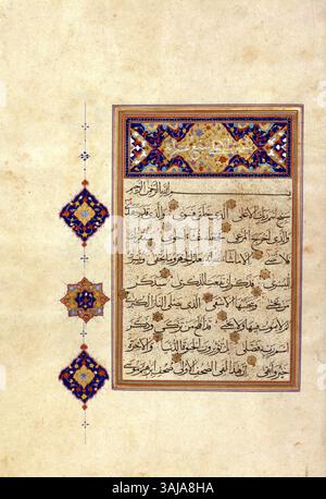 The Shiraz Quran is an illuminated manuscript from 1558 AD, known for ...