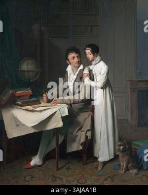 This portrait, titled *The Geography Lesson*, depicts Monsieur Gaudry ...